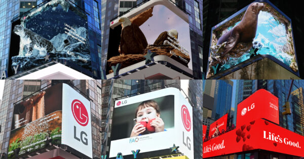 LG전자가 타임스퀘어를 통해 지구촌에 던진 메시지 – LG전자 뉴스룸