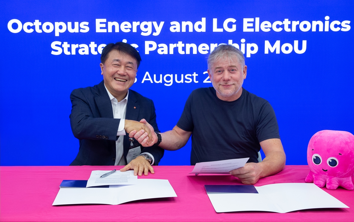 LG전자, 英 옥토퍼스 에너지社와 손잡고클린테크 사업 성장 속도낸다 – LG전자 뉴스룸